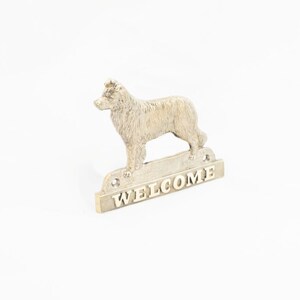 Border Collie, Dog Welcome, Hanging Decoration, Limited Edition, Artdog ...