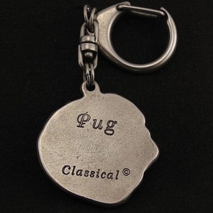 NEW, Pug, Dog Keyring, Key Holder, in Casket, Limited Edition, Artdog ...