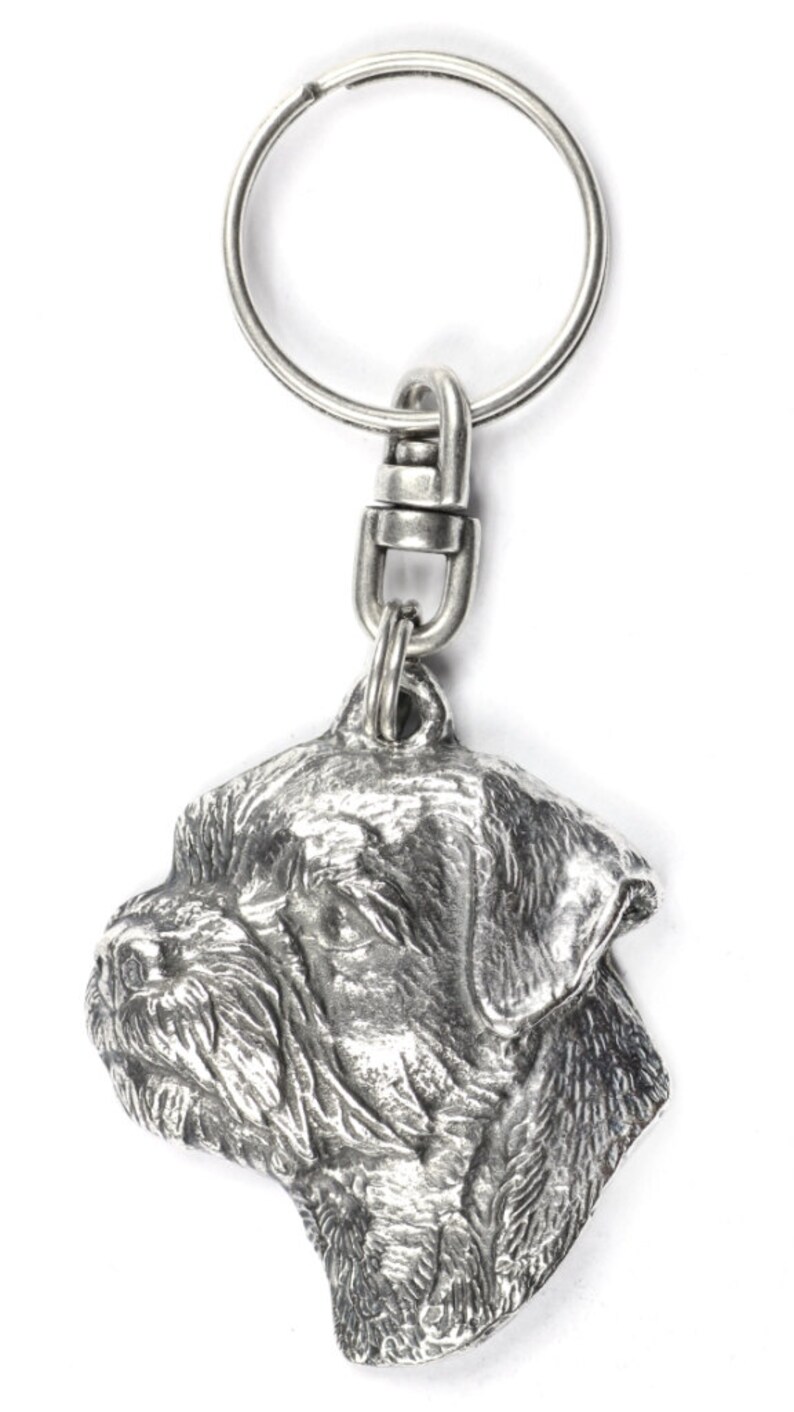 NEW, Border Terrier, Dog Keyring, Key Holder, in Casket, Limited ...