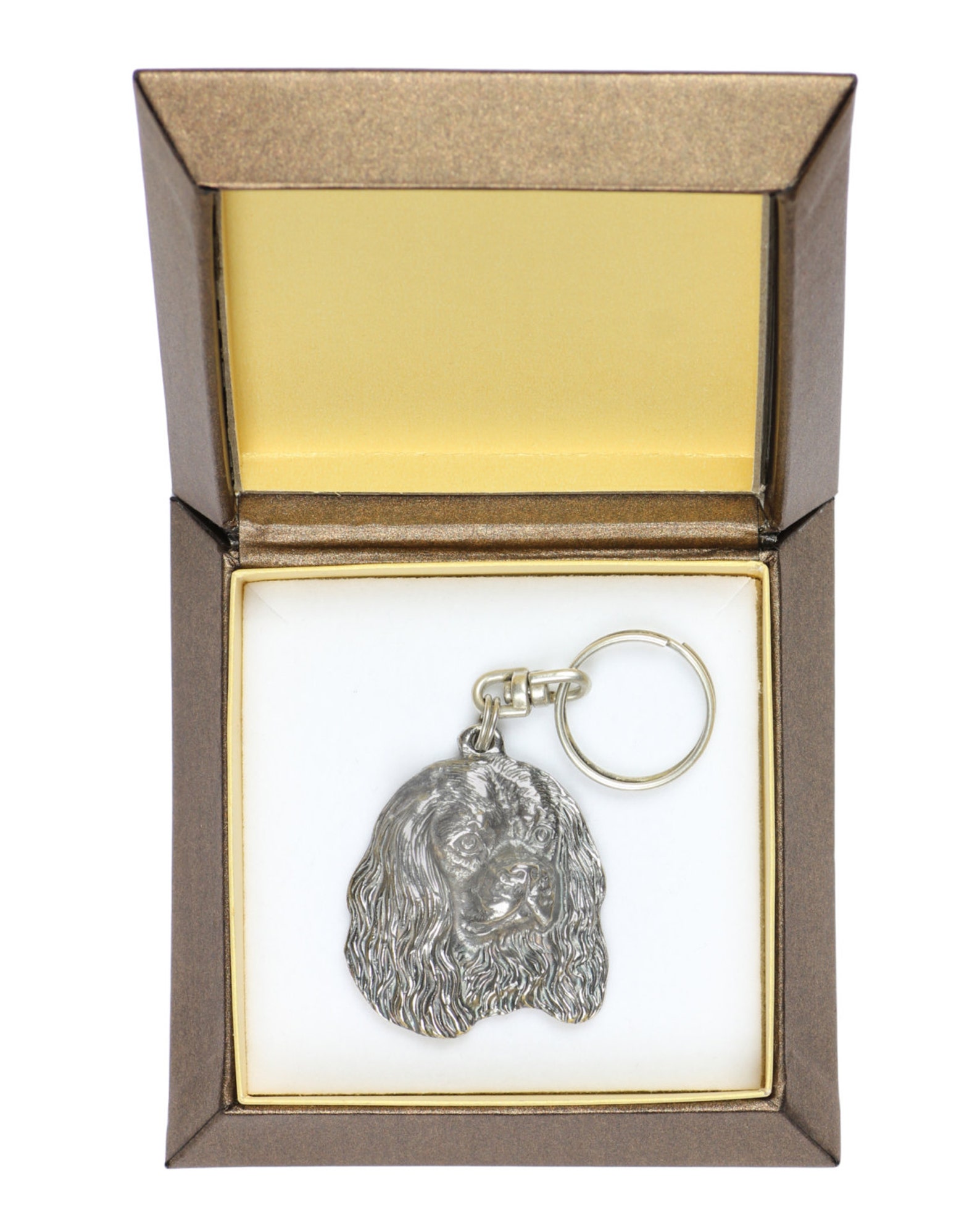 NEW Cavalier King Charles Spaniel Dog Keyring Key Holder | Etsy