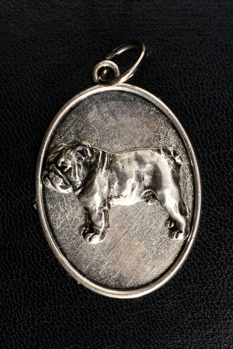 Bulldog, English Bulldog, Dog Necklace, Medallion, Limited Edition ...