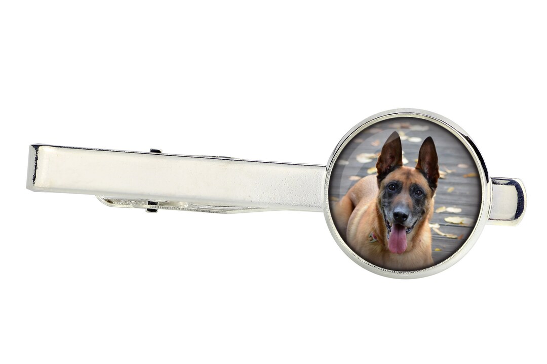 Malinois. Tie Clip for Dog Lovers. Photo Jewellery. Men's Jewellery ...