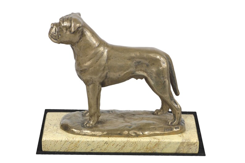 Bullmastiff Dog Sand Marble Base Statue Limited Edition | Etsy