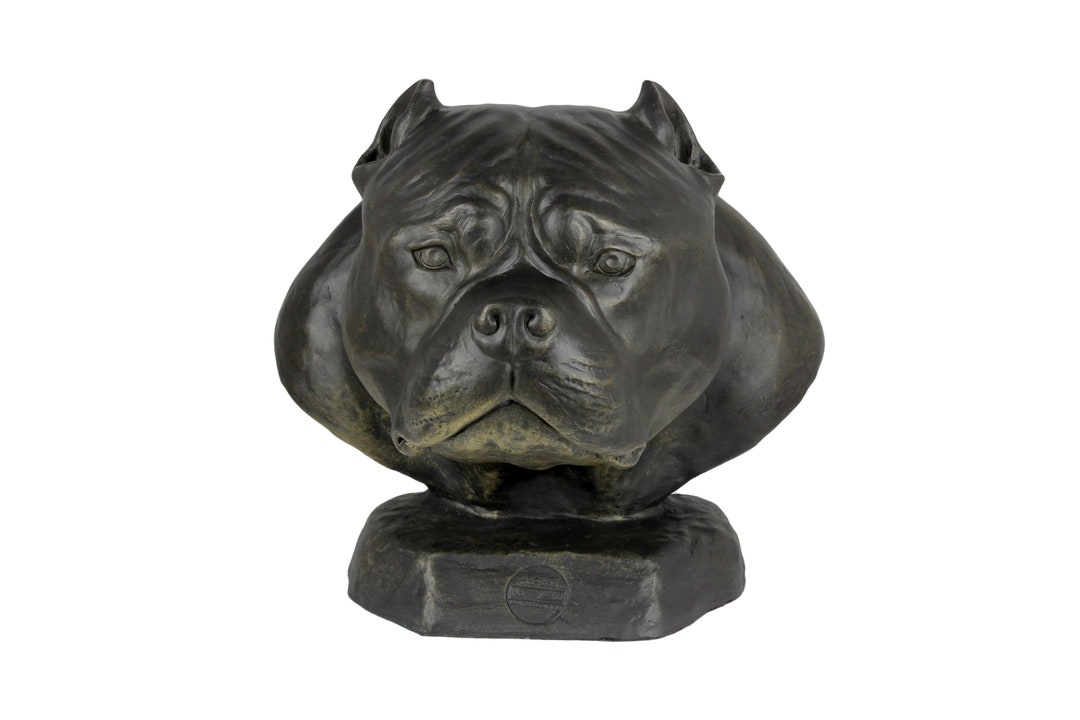 American Bully, Dog Big Head Statue, Limited Edition, Artdog - Etsy