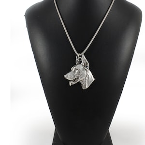 NEW, Doberman Pinscher, Dog Necklace, Silver Chain 925, Limited Edition ...