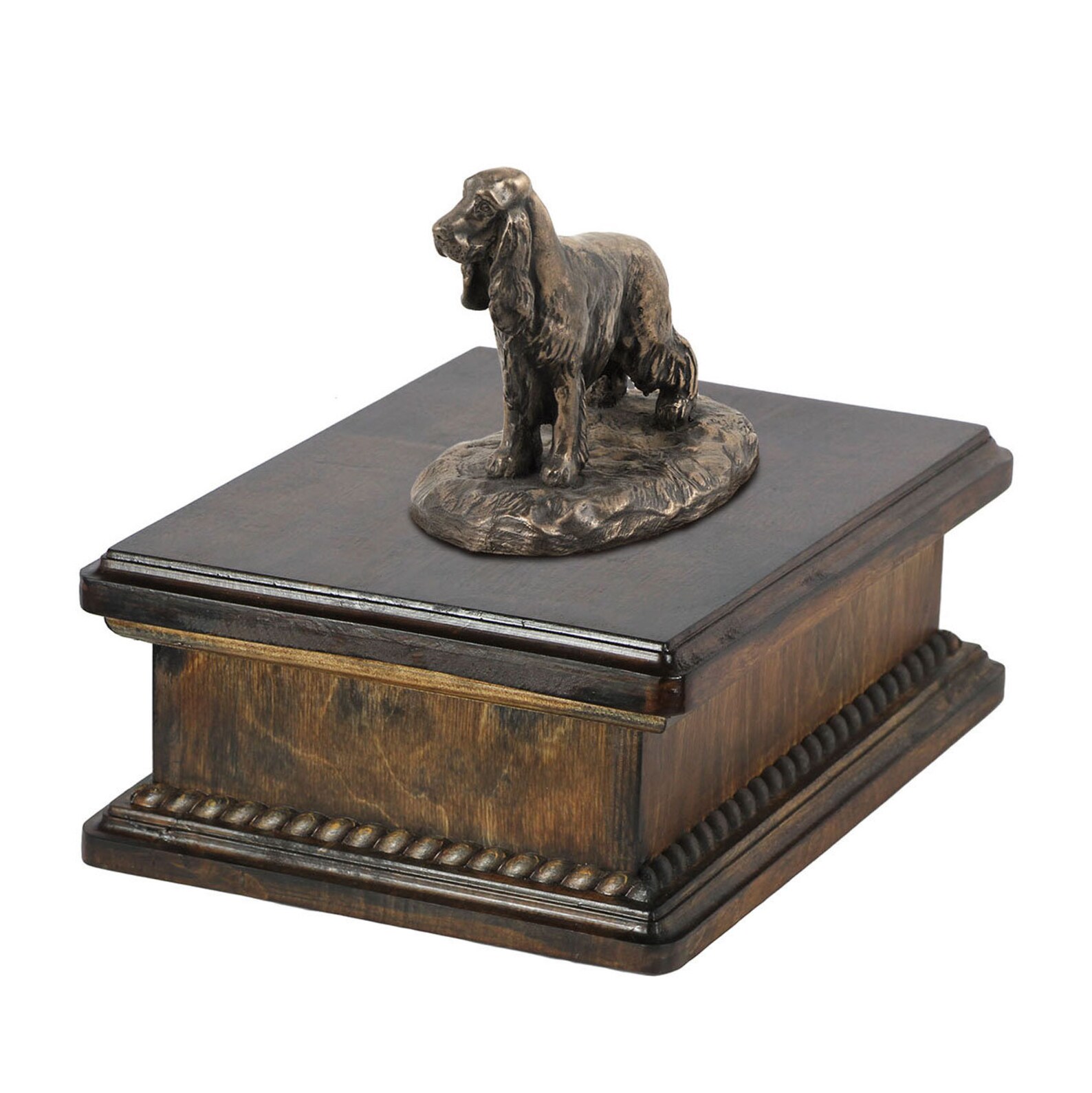 Exclusive Urn for Dog’s Ashes With a English Cocker Spaniel Statue, ART ...