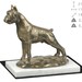 Boxer, Dog White Marble Base Statue, Limited Edition, Artdog. Made of ...