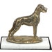 Great Dane Uncropped, Dog White Marble Base Statue, Limited Edition ...