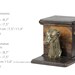 Urn for Dog’s Ashes With a Standing Statue -whippet, ART-DOG Cremation ...