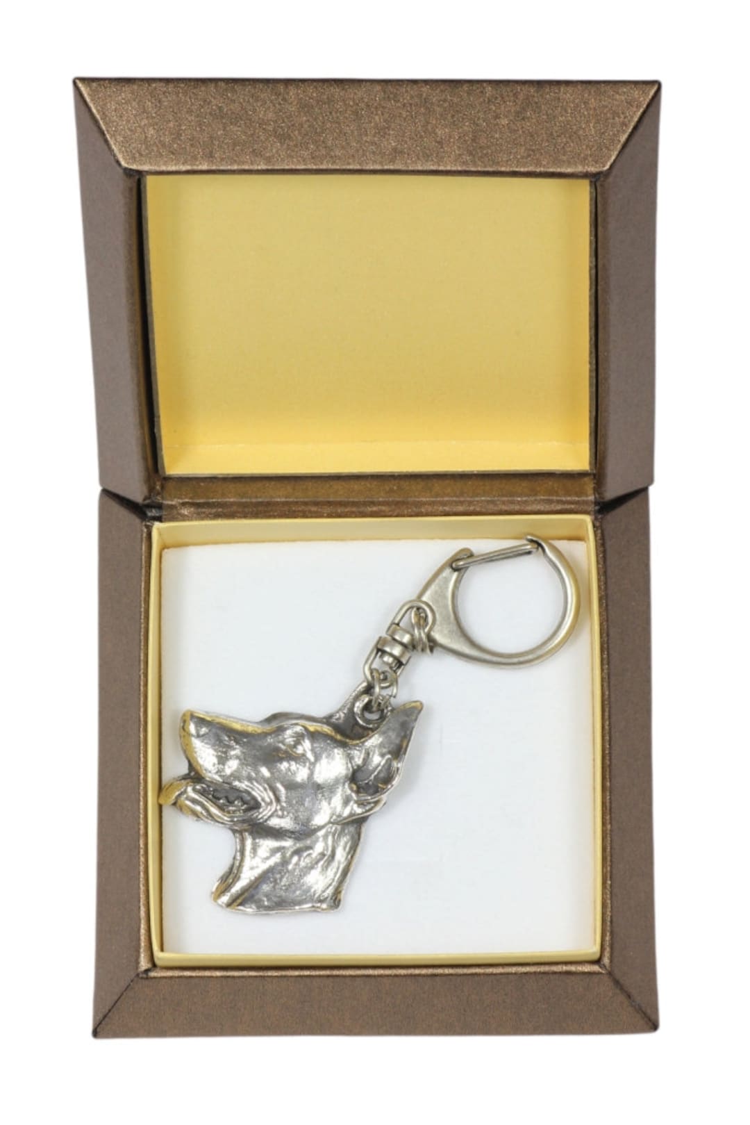 NEW, Doberman Pinscher, Dog Keyring, Key Holder, in Casket, Limited ...