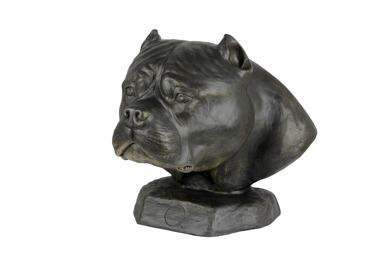 American Bully, Dog Big Head Statue, Limited Edition, Artdog - Etsy
