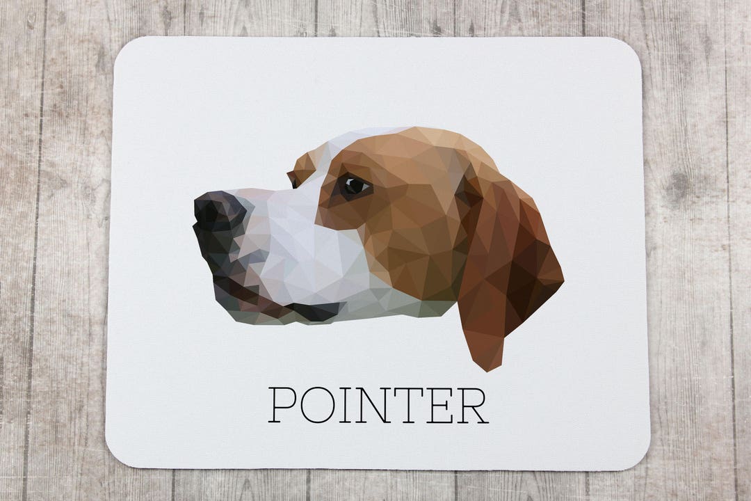 A Computer Mouse Pad With a Pointer Dog. A New Collection With the ...