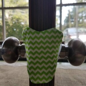 Nursery Door Muffler Lime Green Chevron | Etsy