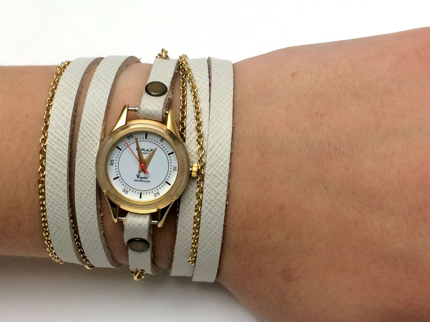Cream Tone Wrap Watch-women Watches-watches-wrap Watch-unique Women ...