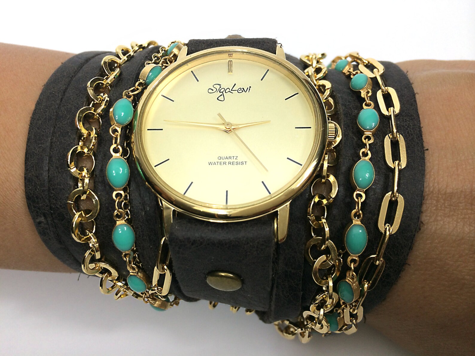 Women's Watch,wrap Leather Watch Bracelet-women Watches,watch,wrap ...