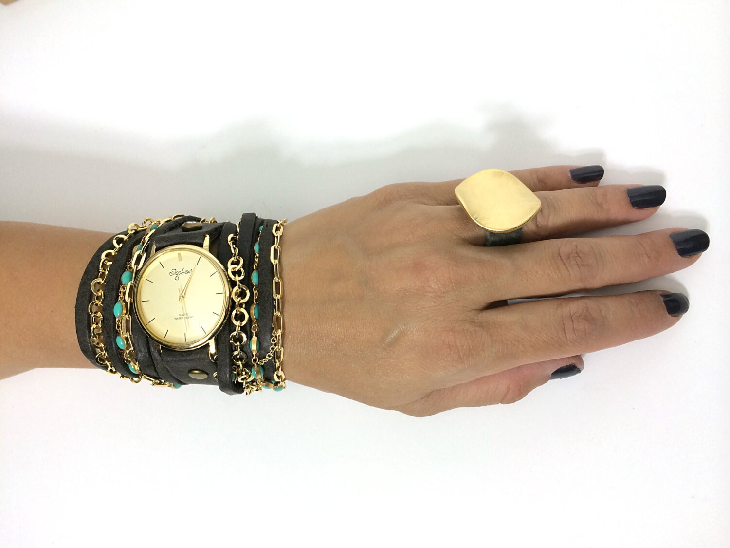 Women's Watch,wrap Leather Watch Bracelet-women Watches,watch,wrap ...