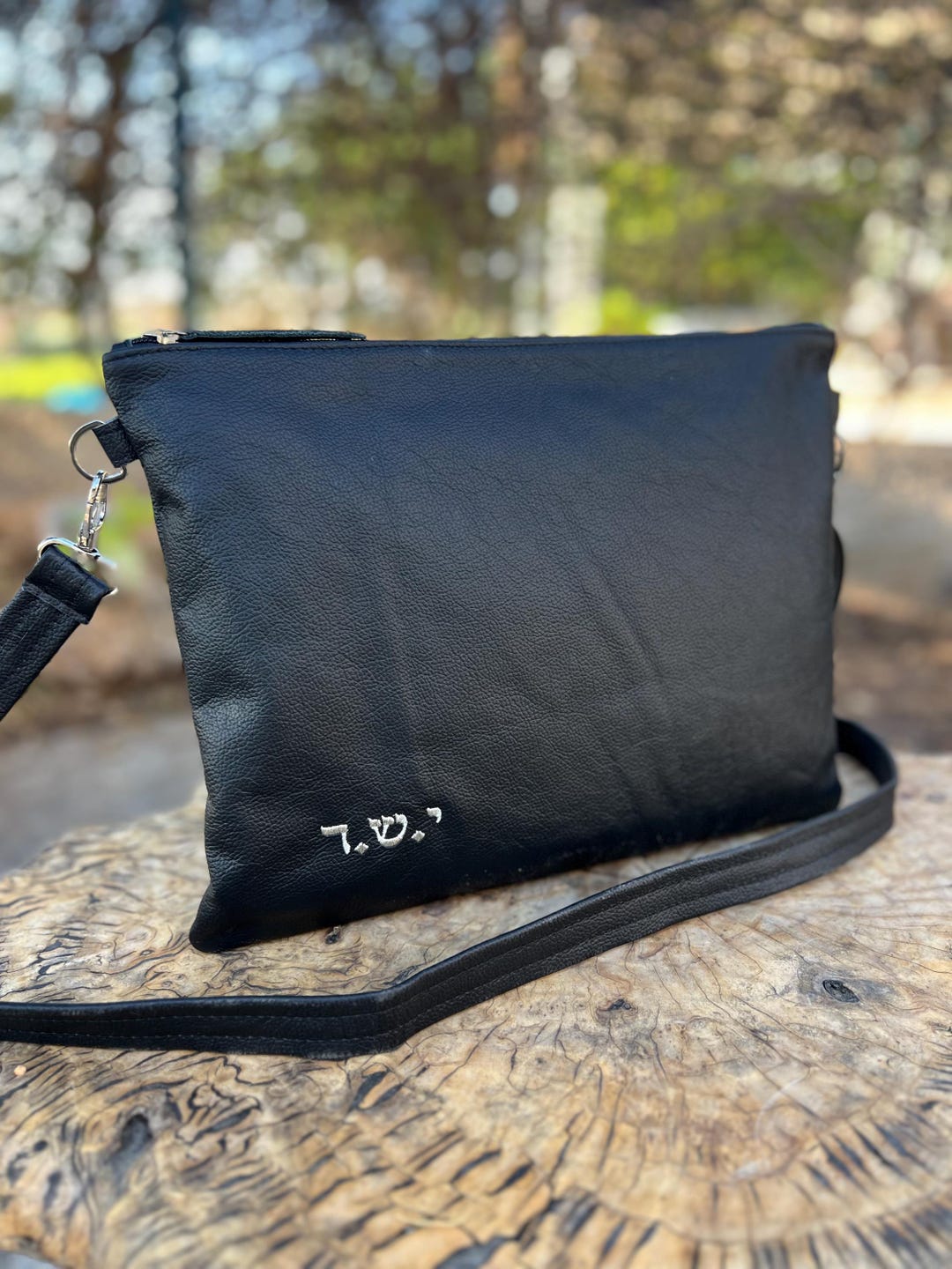 Personalized Leather Tallit & Tefillin Set – Handmade Bar Mitzvah or ...