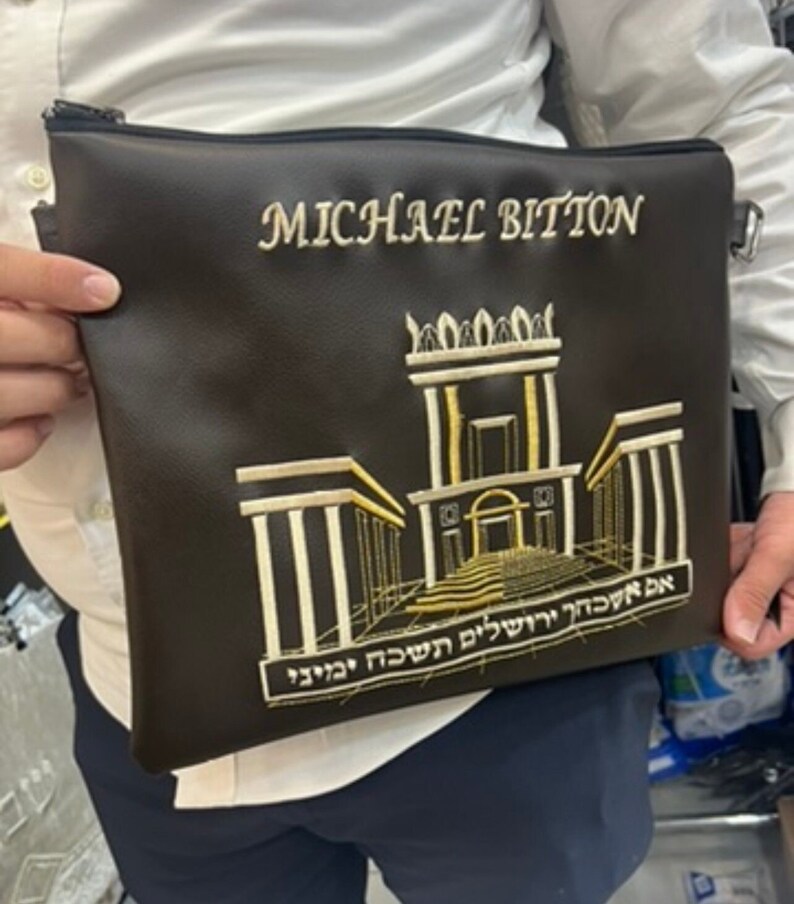 Leather Tallit-tzitzit-tefillin-tassel Bag-teffillin Bag-exclusive ...