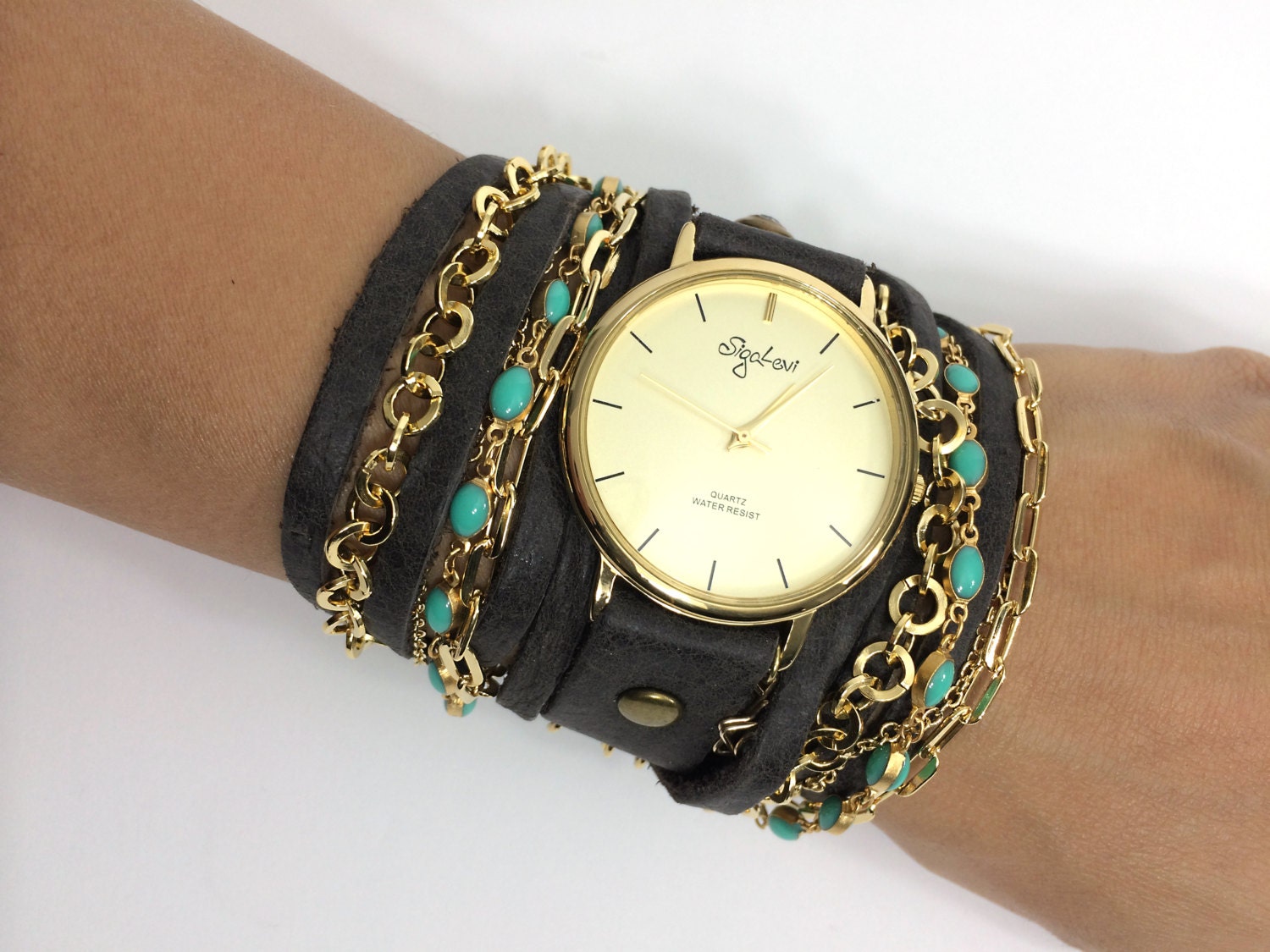 Women's Watch,wrap Leather Watch Bracelet-women Watches,watch,wrap ...