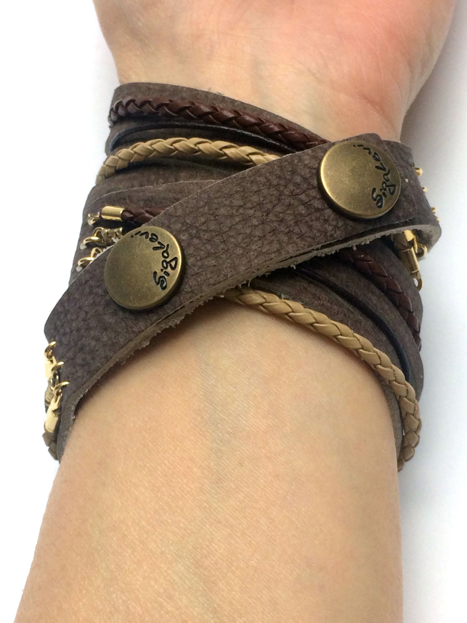 Wrap Leather Watch-woman Watch in Brown Colors-women Watches-wrap Watch ...