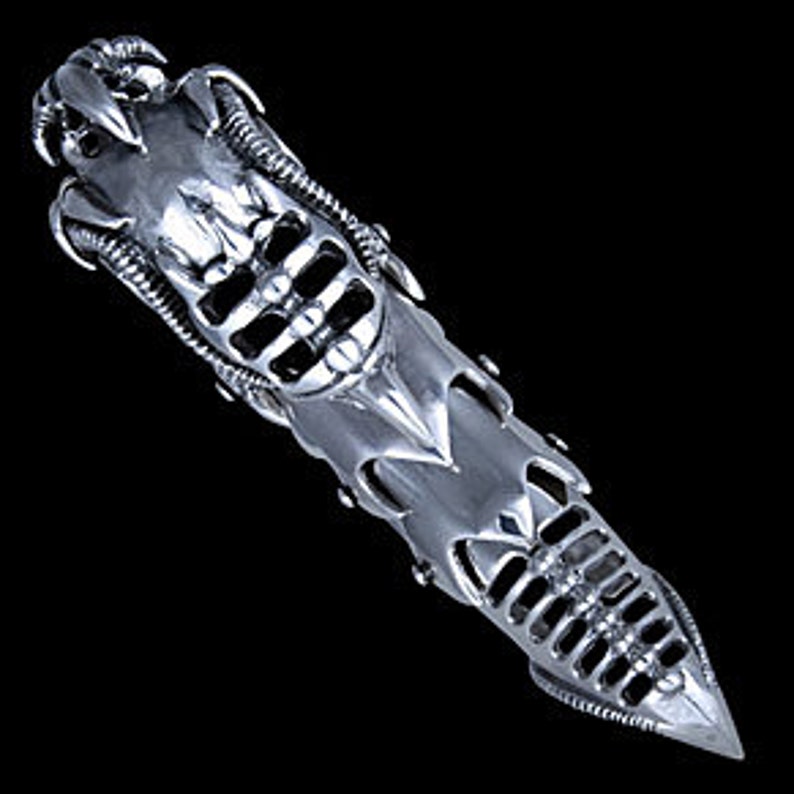 Huge Armour Ring Solid 925 Sterling Silver Armor Ring - Etsy