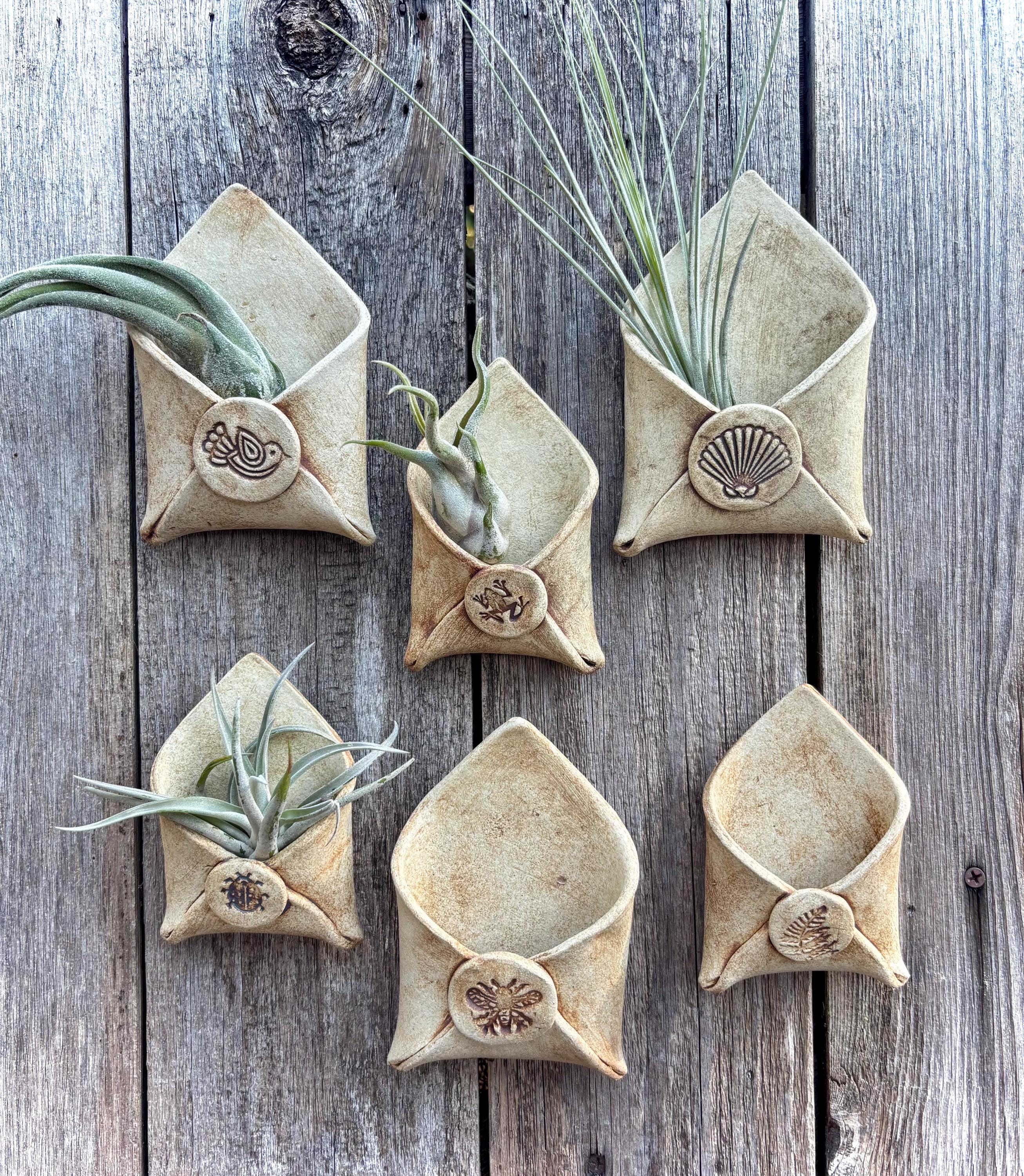 Ceramic Wall Pockets - Etsy