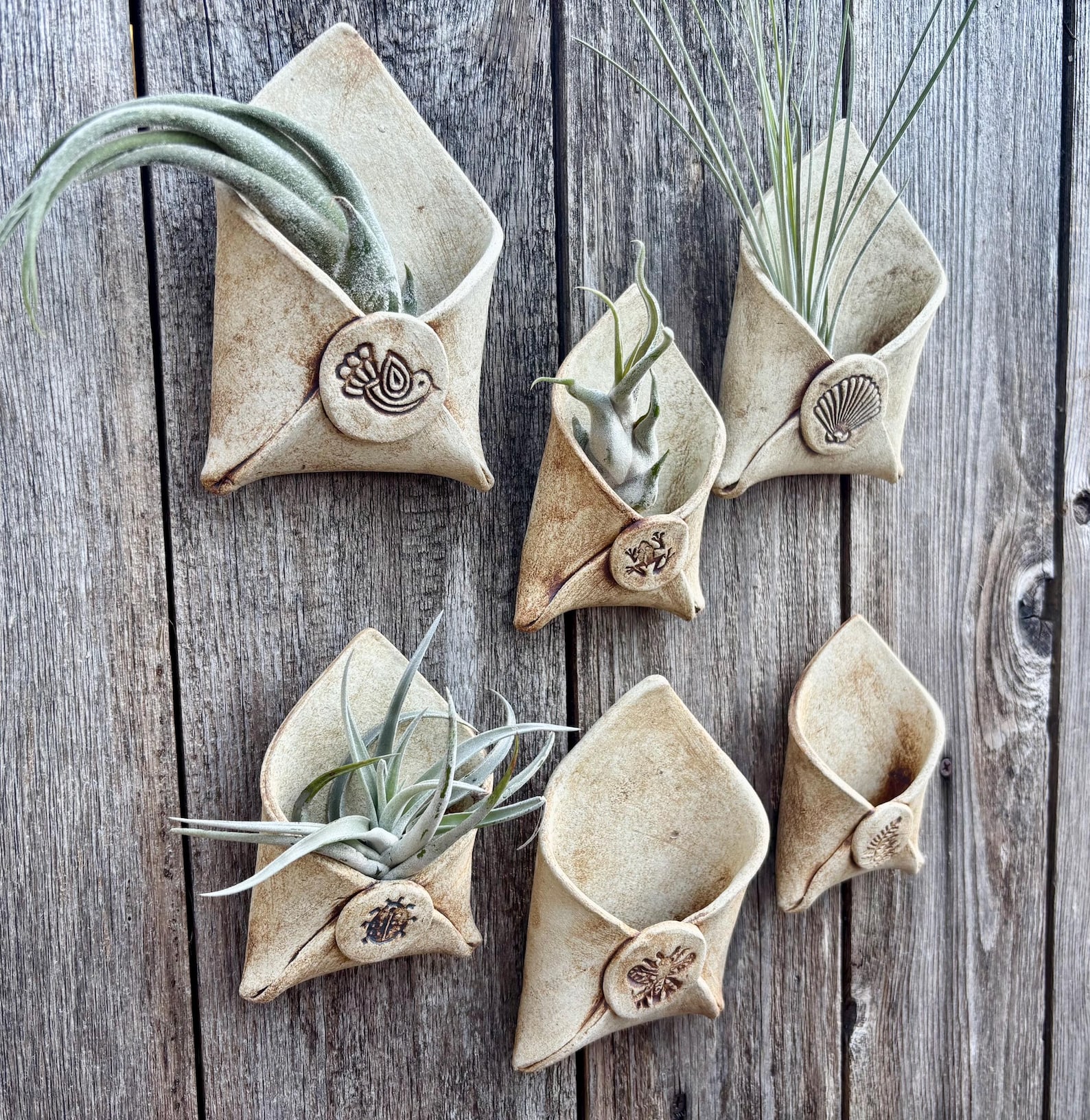 Ceramic Wall Pockets - Etsy