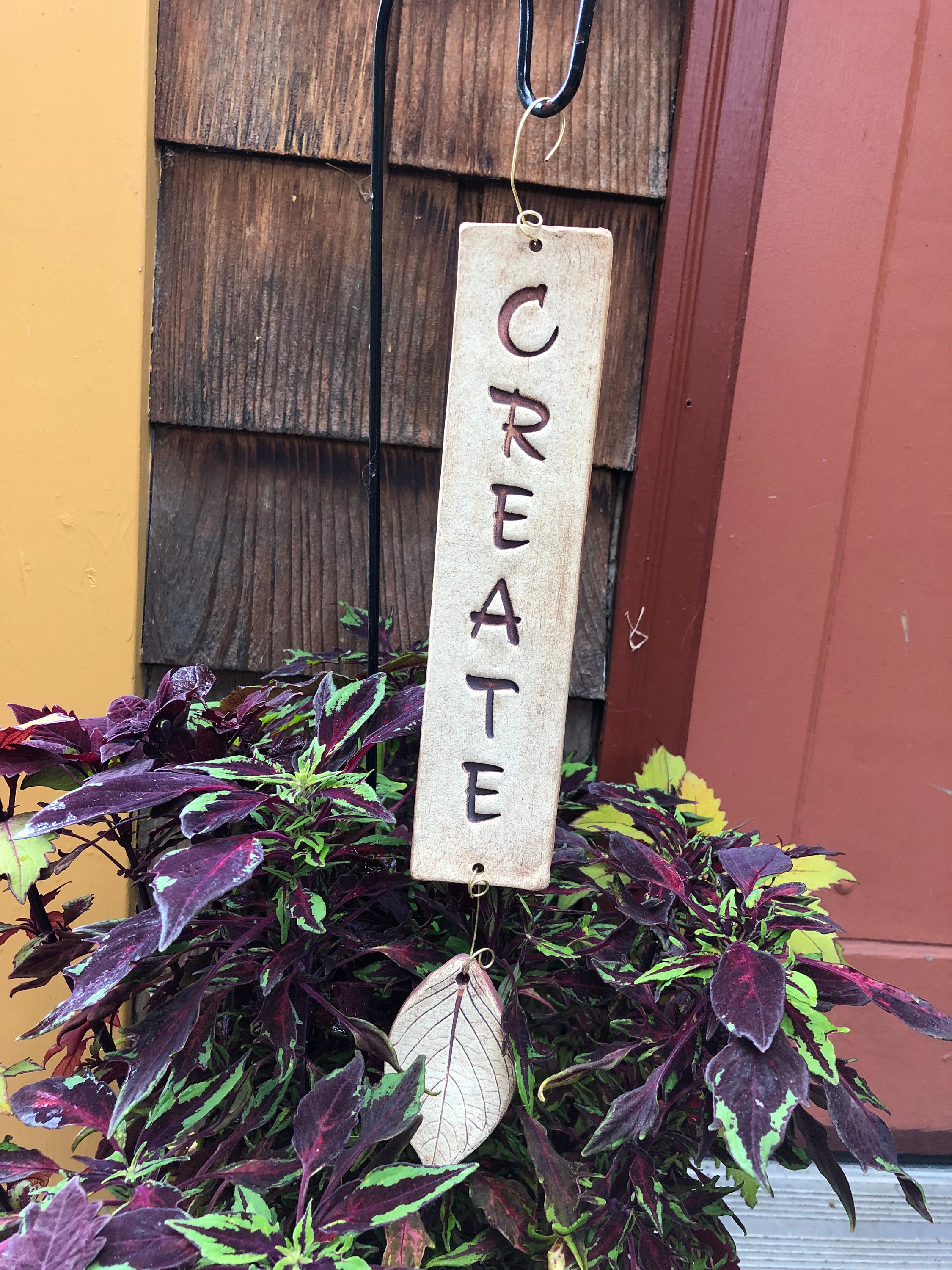 Ceramic CREATE Sign - Etsy