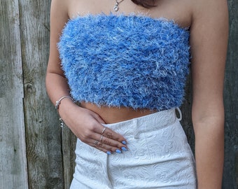 Faux Fur Tube Top - Etsy
