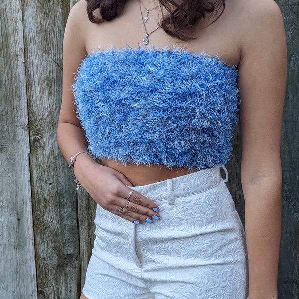 Fur Crop Top - Etsy