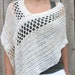 Crochet PATTERN Mermaid Poncho Laced Shoulders Cover-up - Etsy