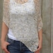 Crochet PATTERN- Mermaid Poncho, Laced Shoulders Cover-up, Asymmetrical ...