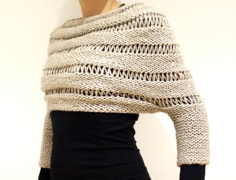 Sweater Knitting PATTERN London Mist Cropped Sweater/ - Etsy