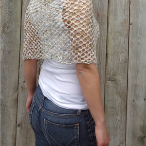 Crochet PATTERN- Mermaid Poncho, Laced Shoulders Cover-up, Asymmetrical ...