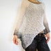 Knitting PATTERN Chelsea Asymmetrical Wrap Loose Knit - Etsy