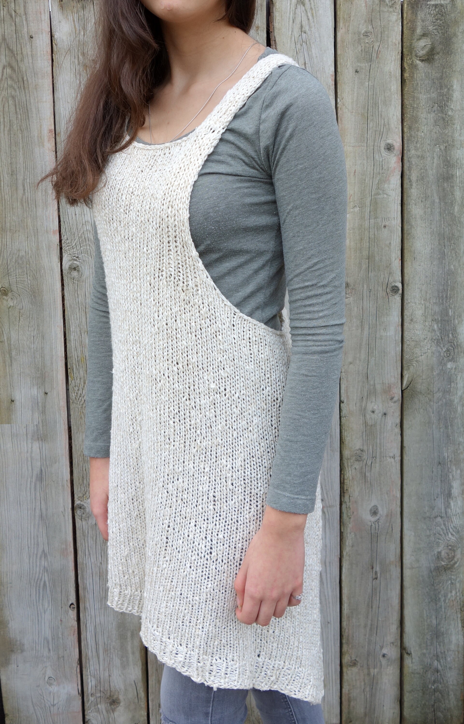 Knitting PATTERN: Japanese Pinafore Apron - Beginner Knitwear (PDF ...