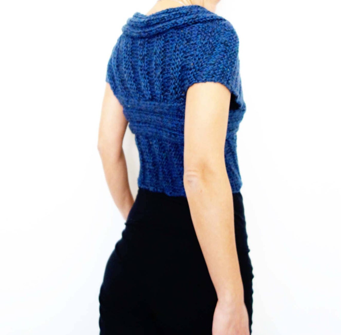 Knitting PATTERN Criss Cross Ribbed Top/cross Vest/ribbed - Etsy