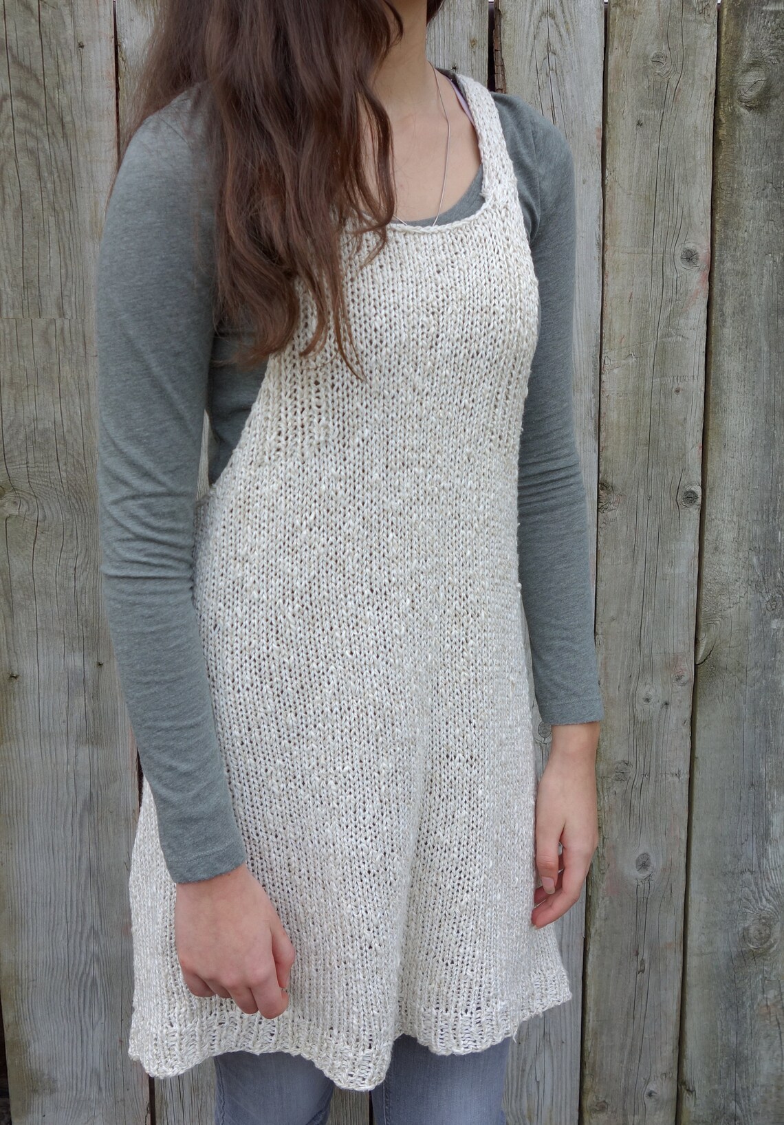 Knitting PATTERN: Japanese Pinafore Apron - Beginner Knitwear (PDF ...