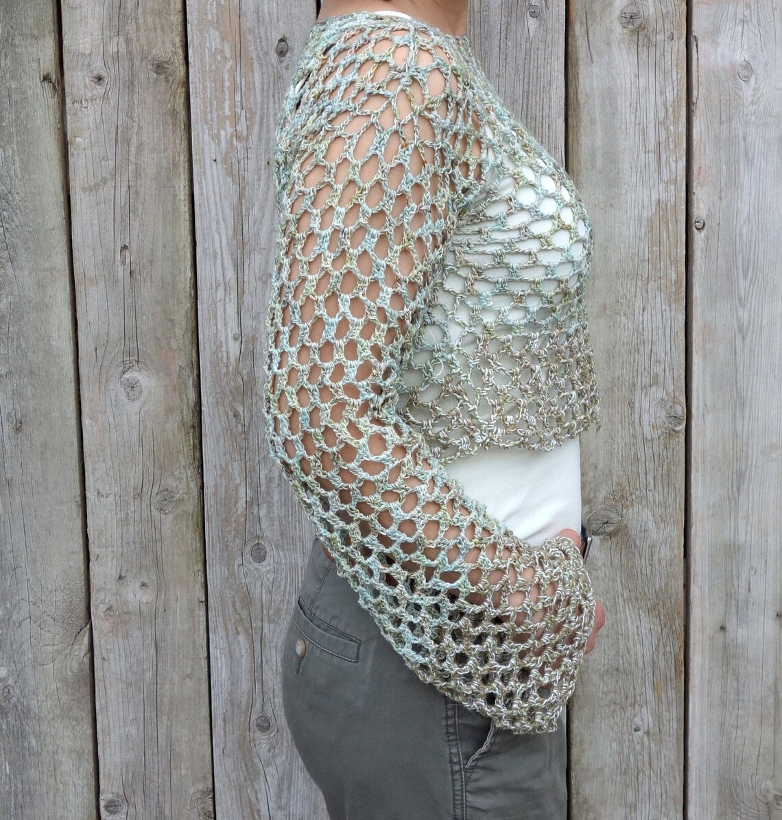 Crochet PATTERN Mermaid Crop Top/ Rustic Shoulders - Etsy