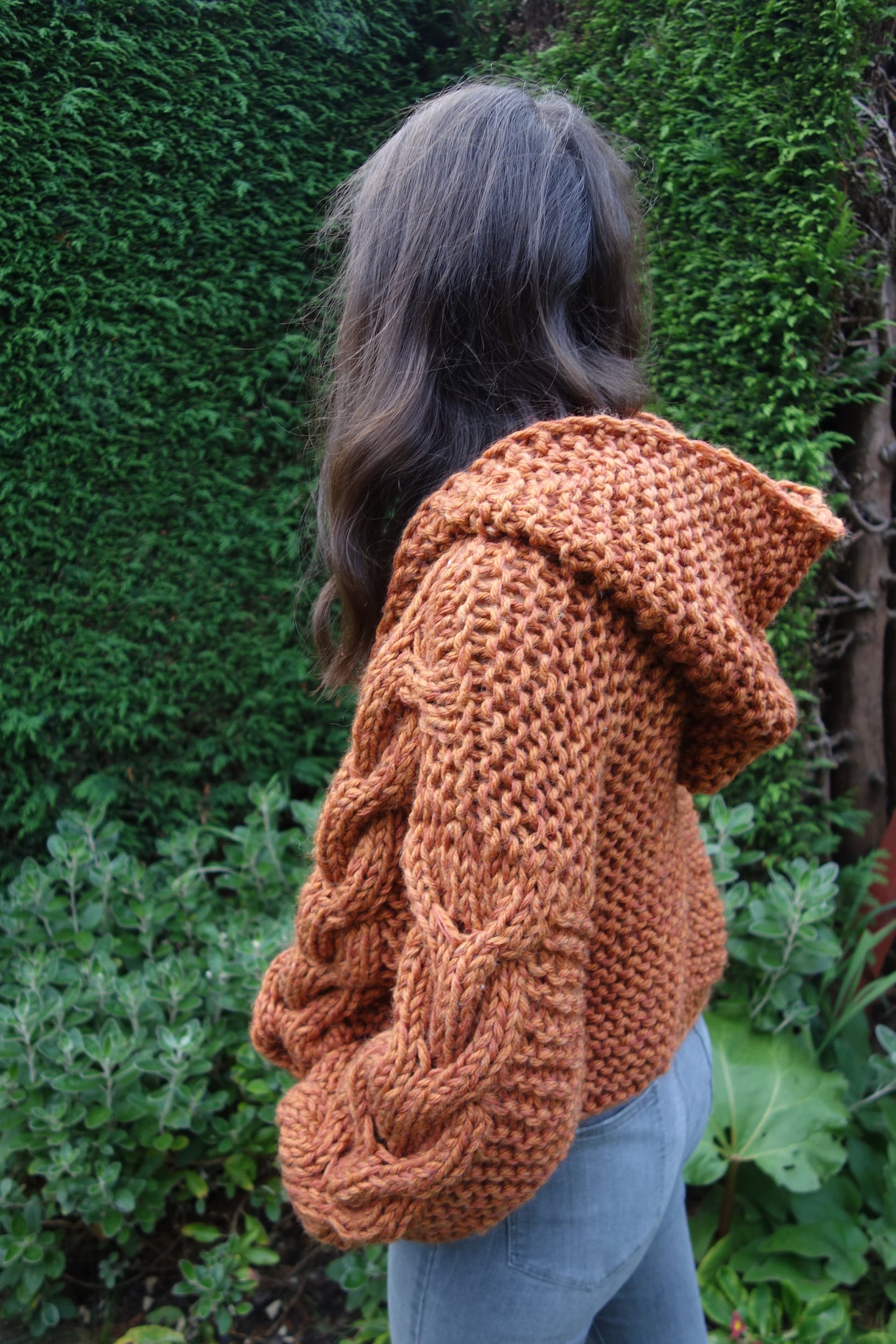 Knitting PATTERN- Chilly Chilli Jacket/bulky Hooded Bomber Cardigan ...