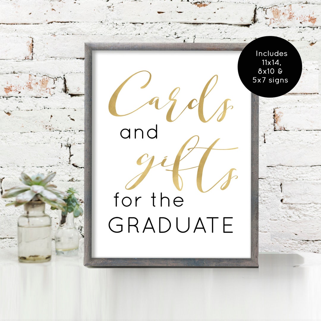 Graduation Party Decorations, Cards & Gifts for the Graduate Sign ...