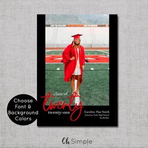 Graduation Invitation for Class of 2025, College Graduation ...