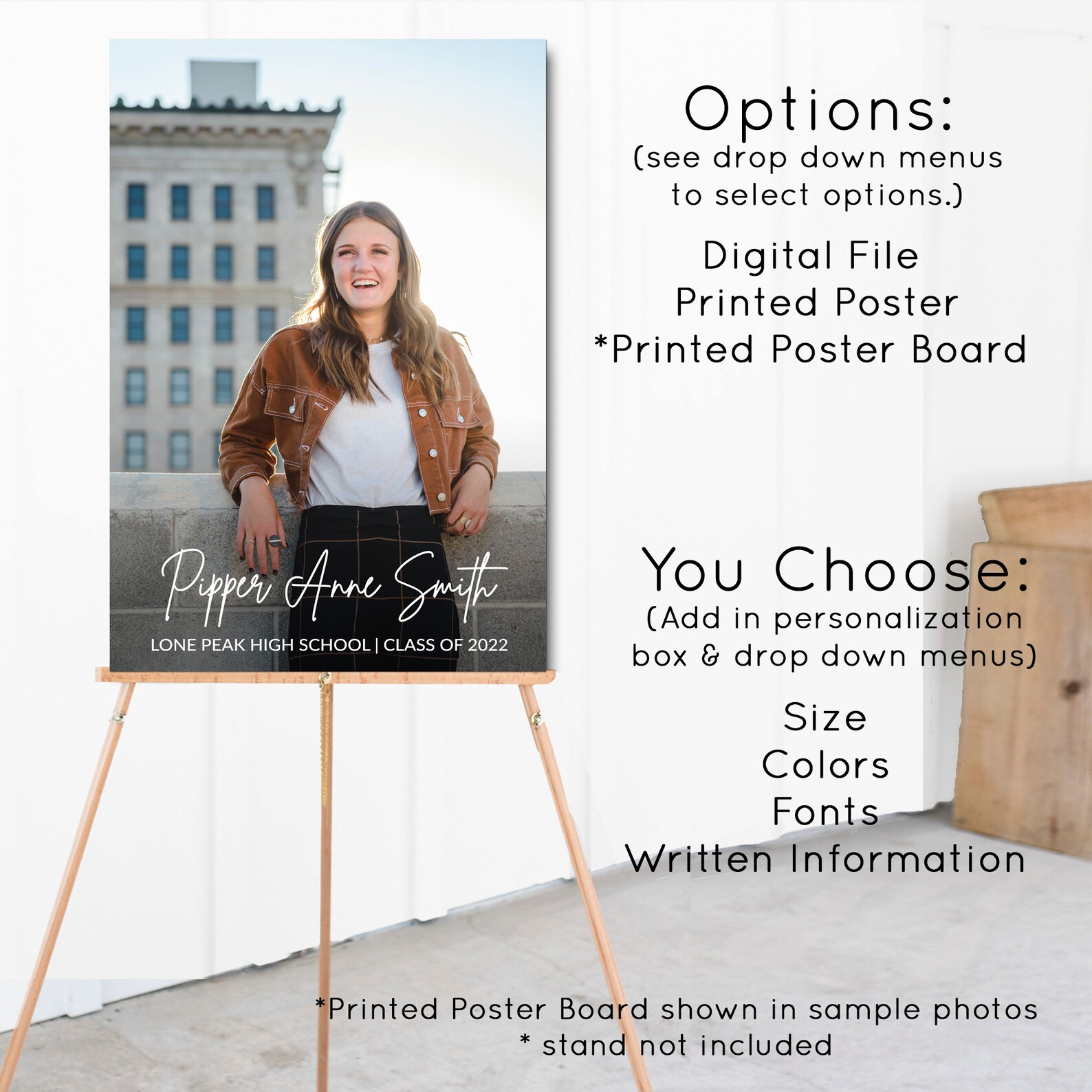 Graduation Poster Personalized, Graduation Party Sign, Class of 2025 ...