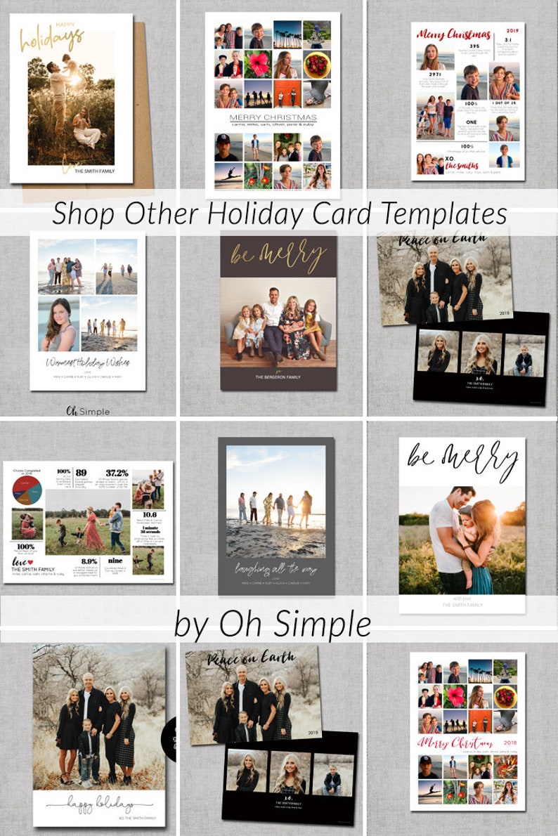 Zoom Christmas Card TEMPLATE Funny Holiday Card Template for - Etsy