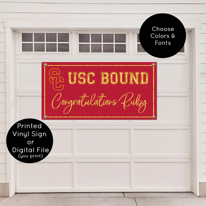 College Bound Graduation Banner Graduation Party Decorations | Etsy