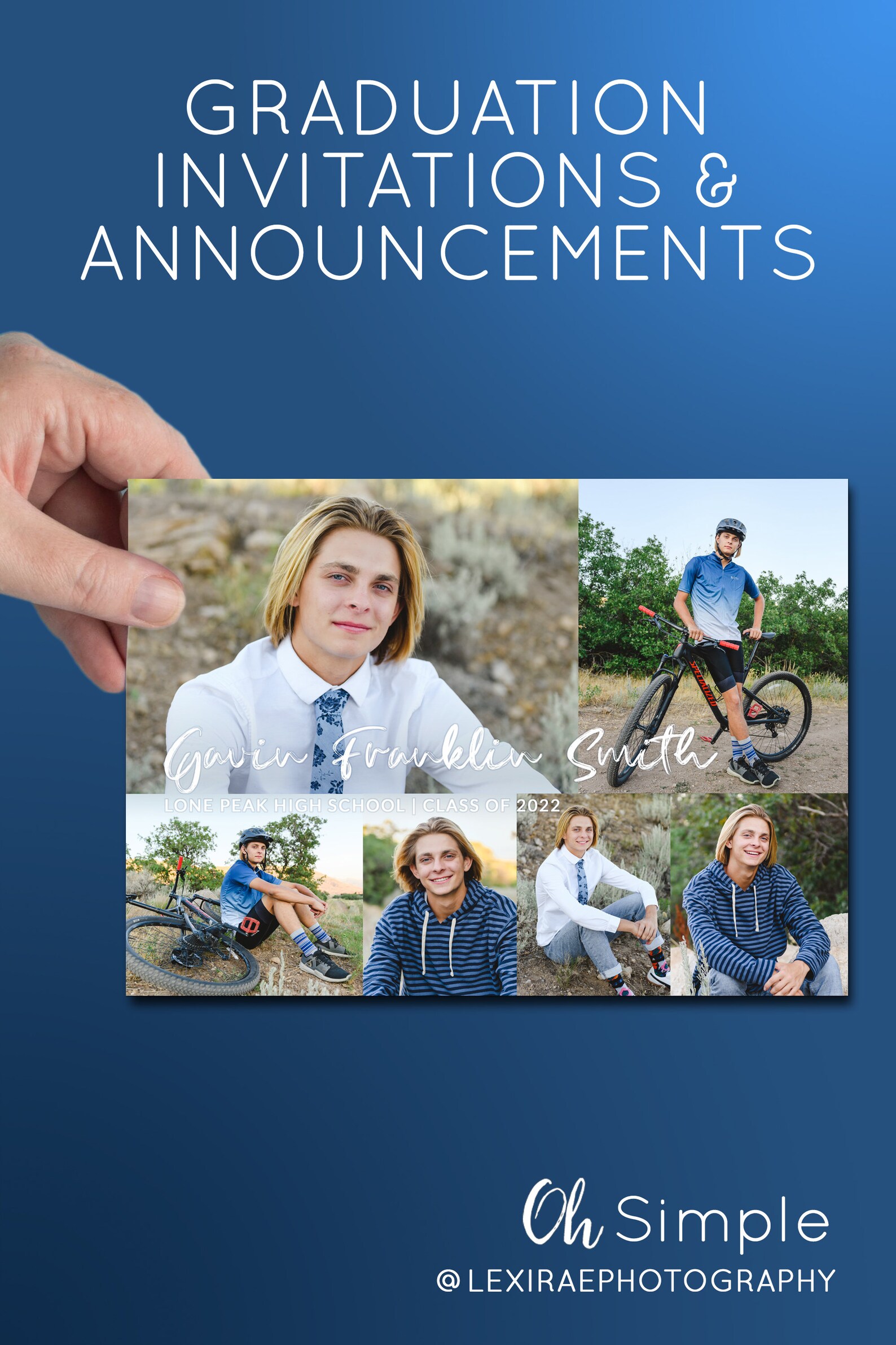 Graduation Announcement for Class of 2022 Photo Graduation | Etsy