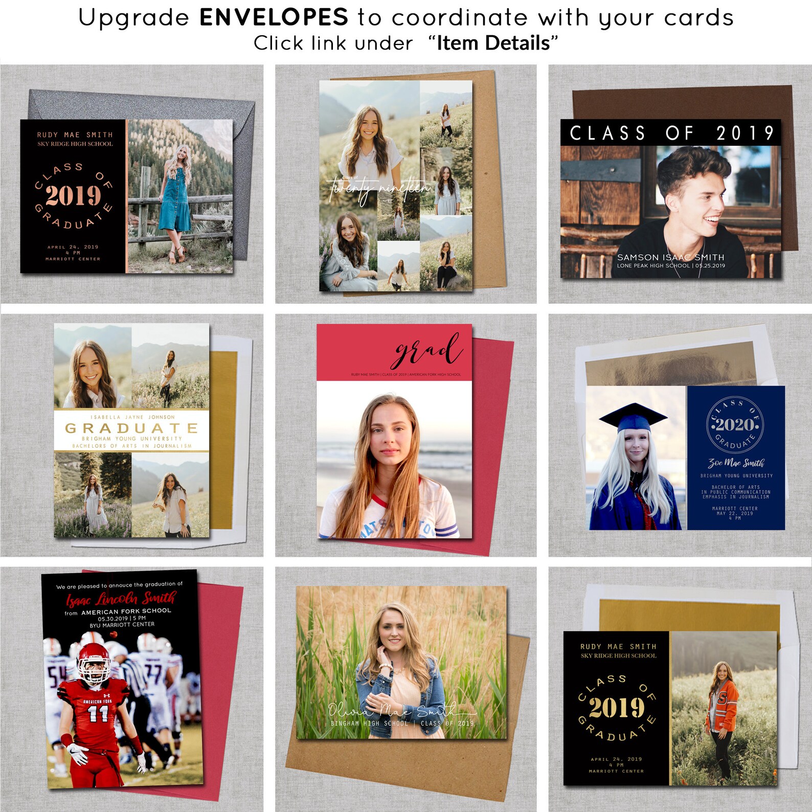 Photo Graduation Invitations College Graduation Announcement | Etsy