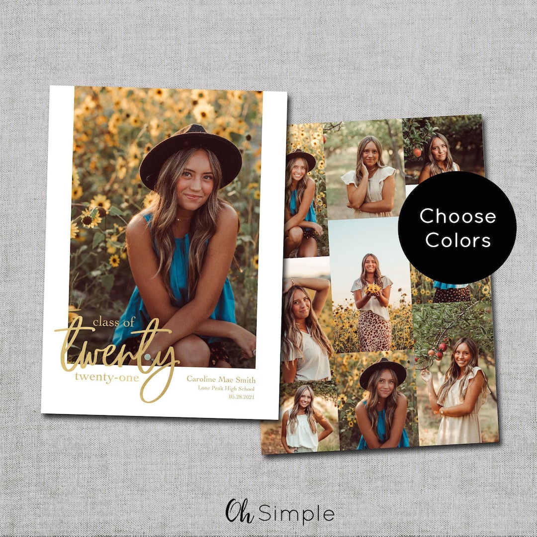 Graduation Invitation for Class of 2025, College Graduation ...