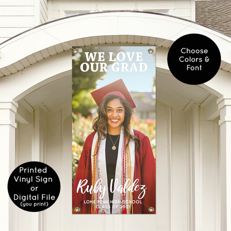 Outdoor Graduation Yard Sign Class of 2022 Graduation Party - Etsy