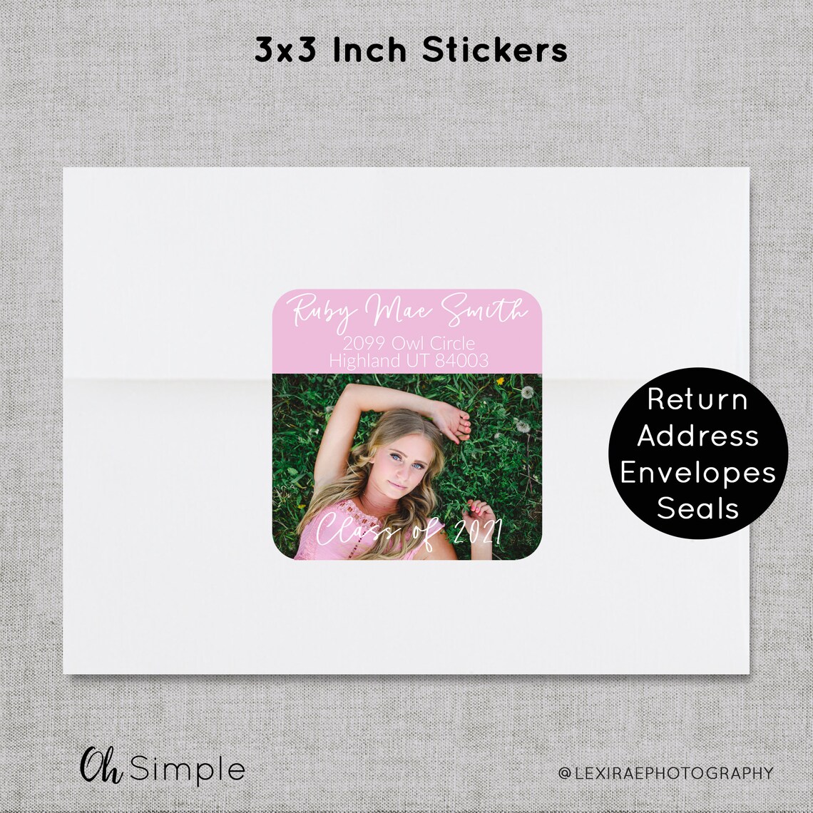 Graduation Address Return Stickers Printable Address Labels | Etsy